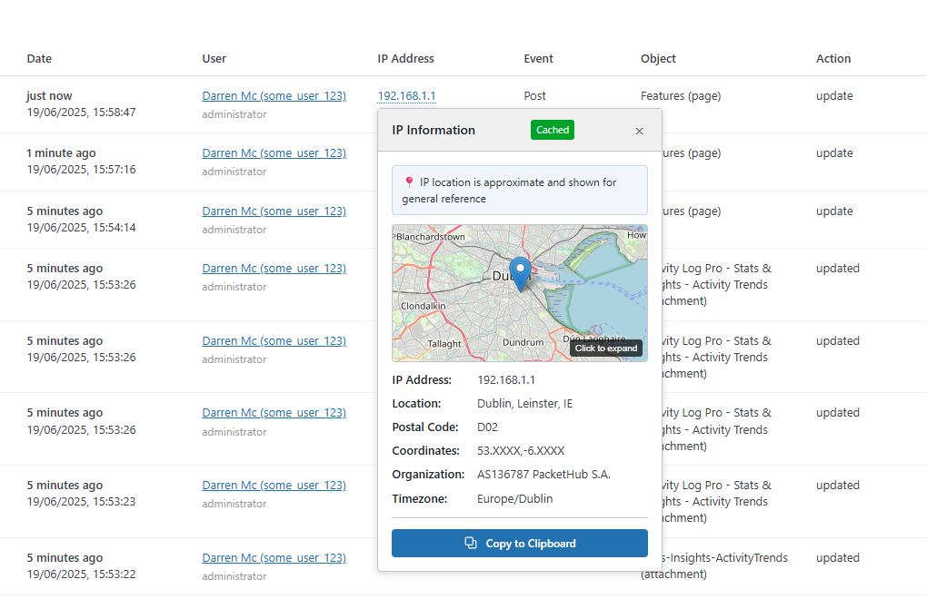 Activity Log Pro Event Logger Activity Monitor And Audit Log For Wordpress Wordpress Plugin
