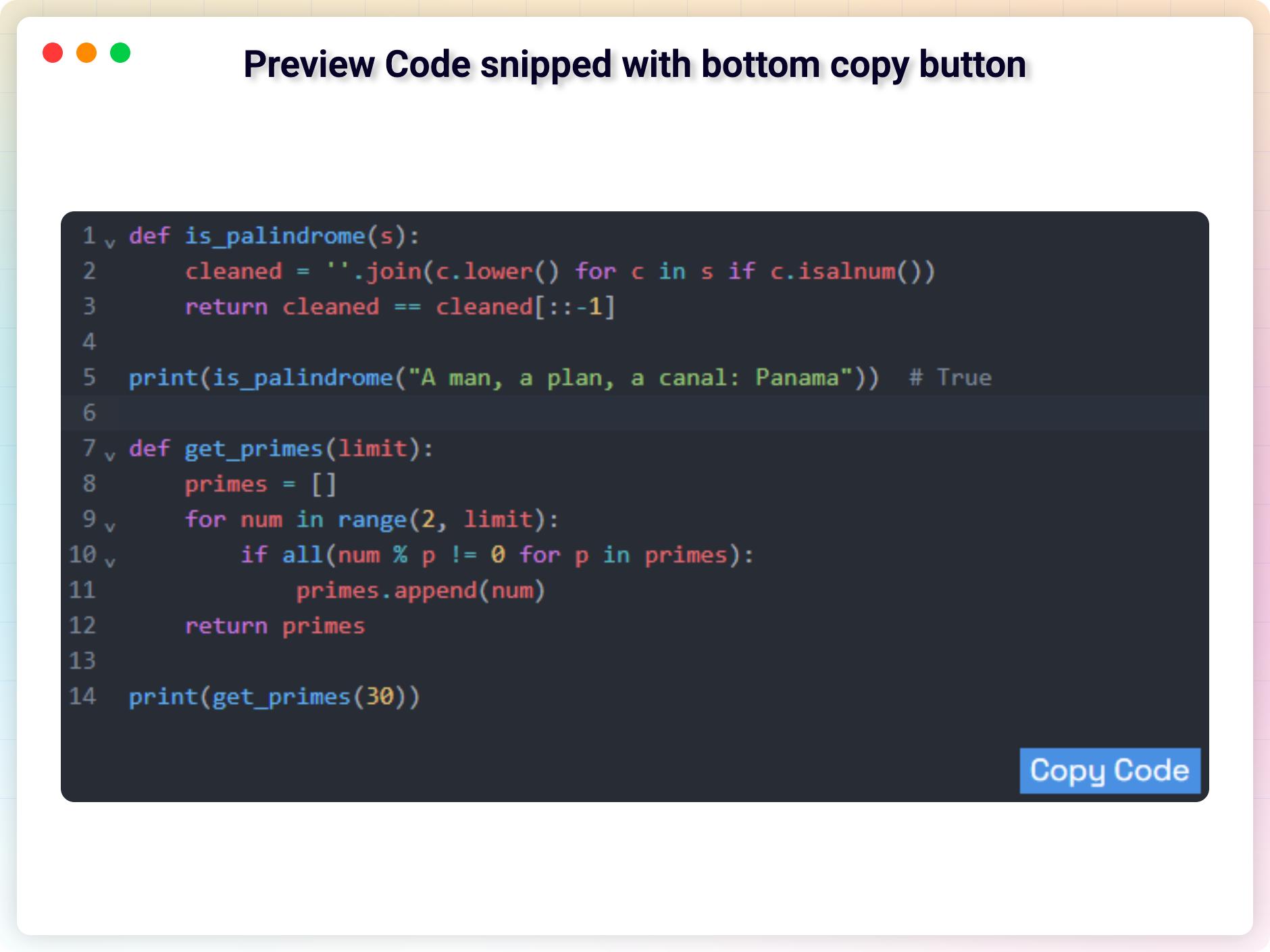 Advance Custom HTML – Display Code Snippets with Syntax Highlighter ... Advance Custom HTML – Display Code Snippets with Syntax Highlighter ...