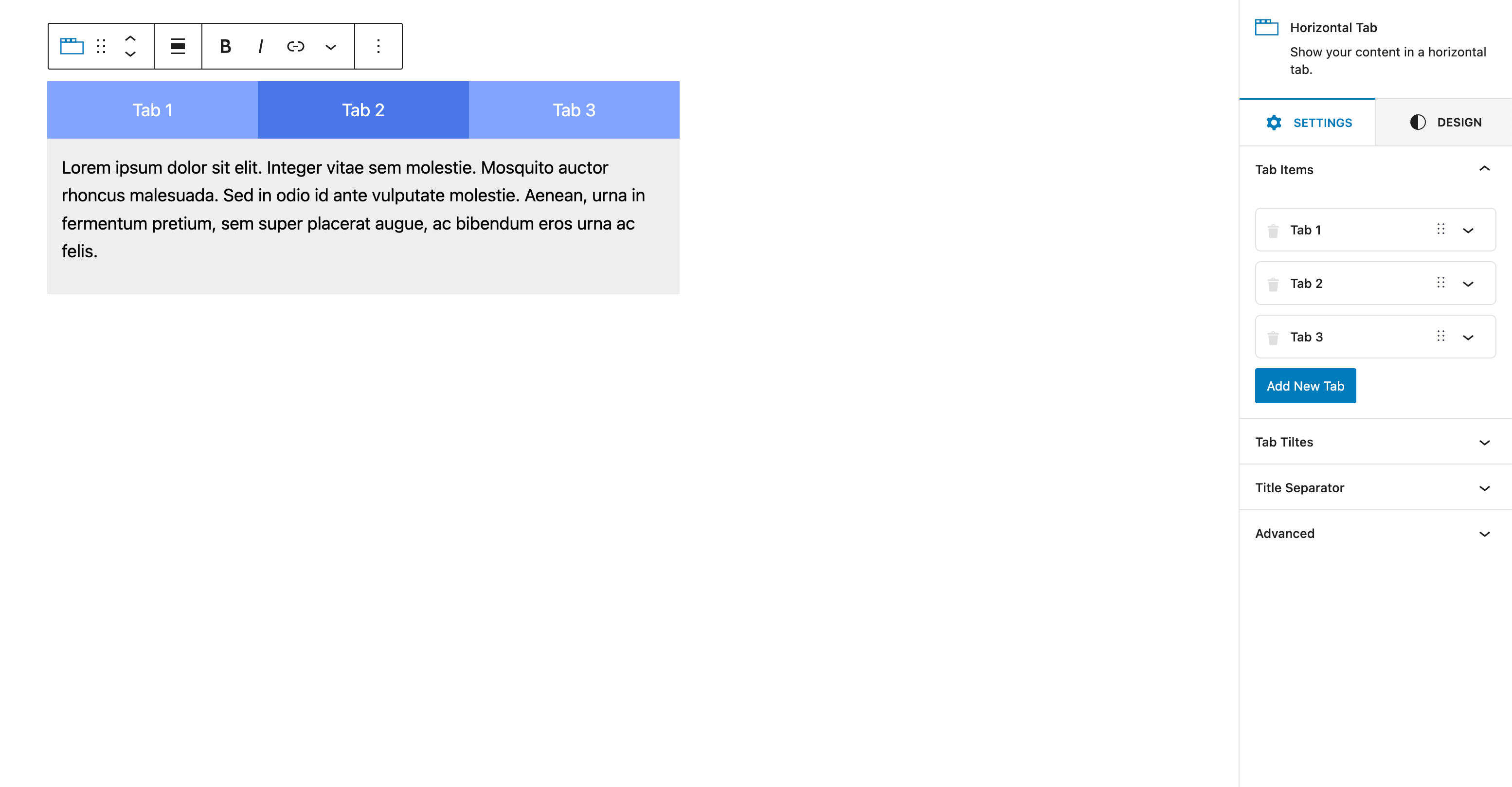 Advanced Tabs Gutenberg Block – WordPress plugin | WordPress.org Advanced Tabs Gutenberg Block – WordPress plugin | WordPress.org