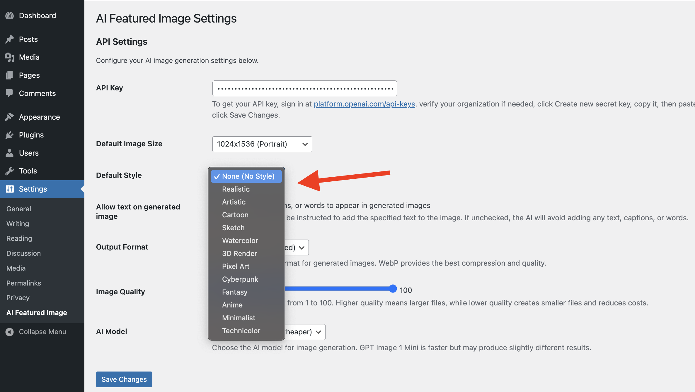 AI Featured Image Generator (Post Thumbnail Generator) – WordPress plugin | WordPress.org