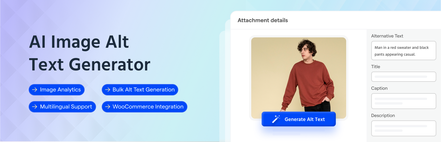 AI Image Alt Text Generator – WordPress plugin | WordPress.org