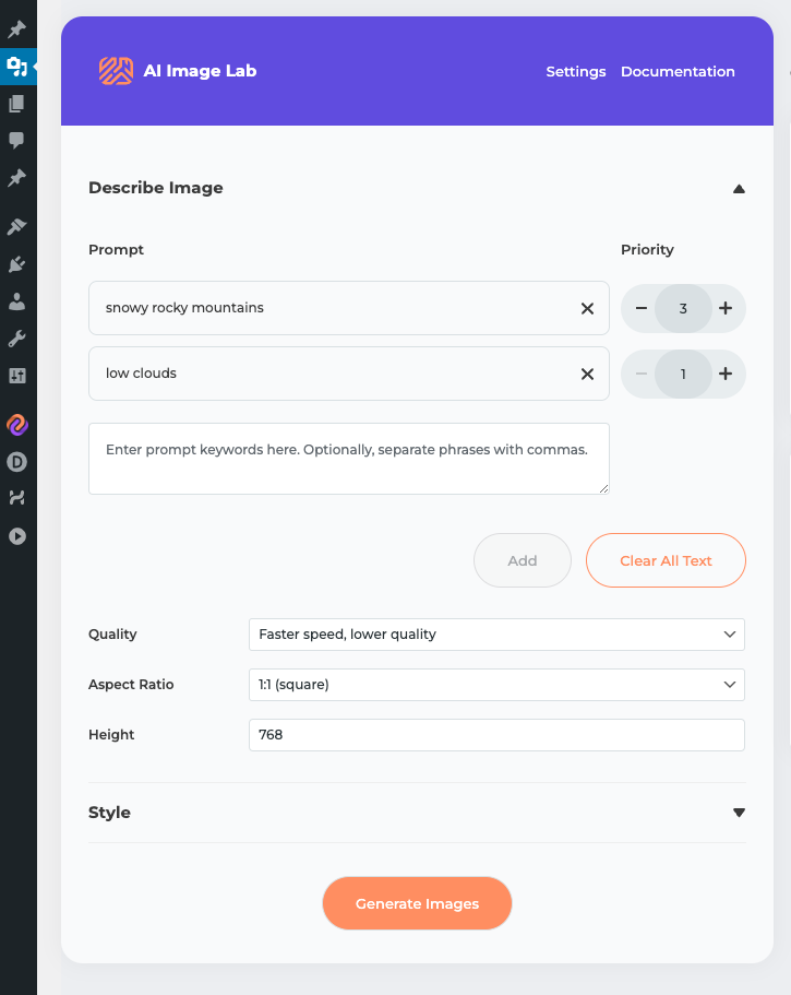 AI Image Lab – Free AI Image Generator – WordPress plugin | WordPress.org AI Image Lab – Free AI Image Generator – WordPress plugin | WordPress.org