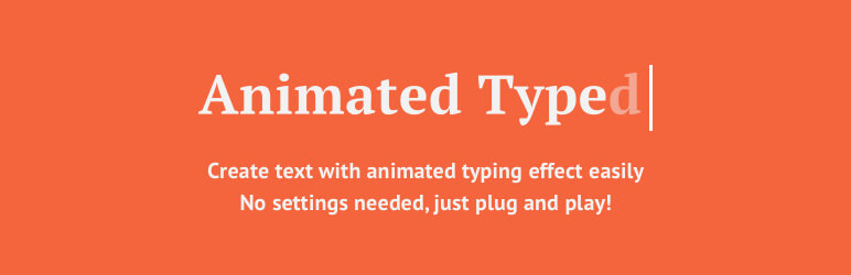 Animated Typed Js Shortcode Plugin —