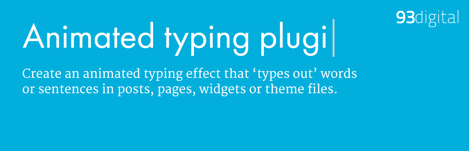 Typing Effect Plugin — WordPress.com Typing Effect Plugin — WordPress.com