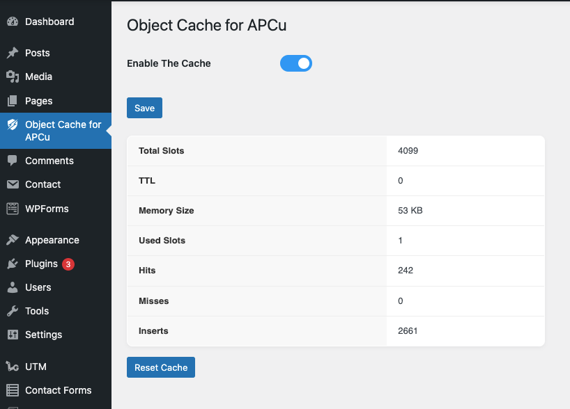Object Cache for APCu – ZapCu – WordPress plugin | WordPress.org Object Cache for APCu – ZapCu – WordPress plugin | WordPress.org