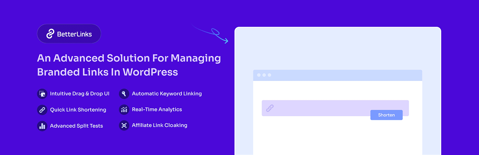 Betterlinks An Advanced Solution For Affiliate Link Management Link Shortening Link Tracking