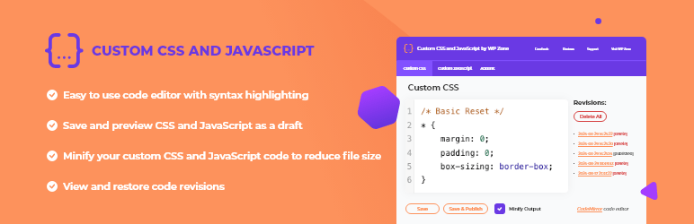 Custom CSS and JavaScript – WordPress plugin | WordPress.org Custom CSS and JavaScript – WordPress plugin | WordPress.org