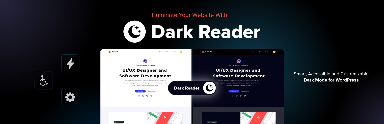 Dark Reader – Dark Mode for Better Accessibility, UX, Dark Theme and Night Mode – WordPress ...
