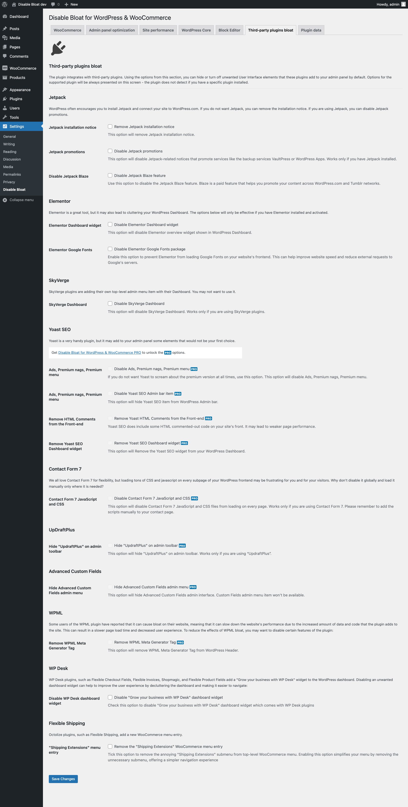 Disable Woocommerce Bloat Plugin Deutsch Wordpress In Deutsch