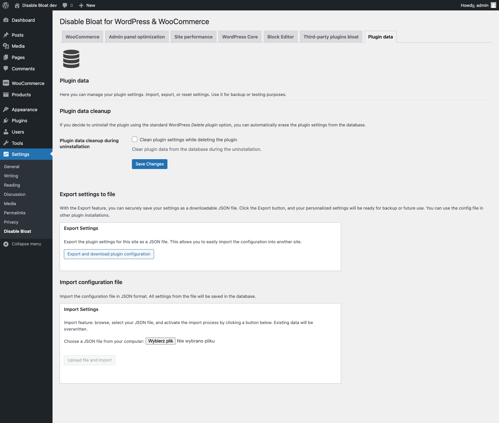 Disable Woocommerce Bloat Plugin Deutsch Wordpress In Deutsch