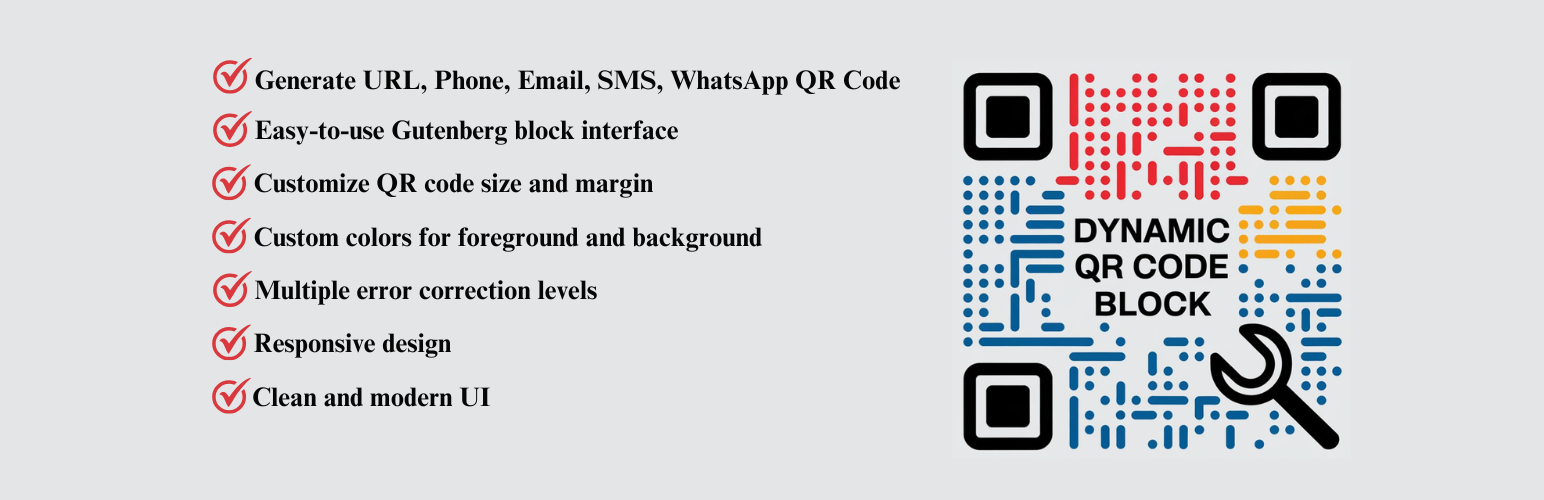 Dynamic QR Code Block – QR Code Generator with Logo Support – WordPress ... Dynamic QR Code Block – QR Code Generator with Logo Support – WordPress ...