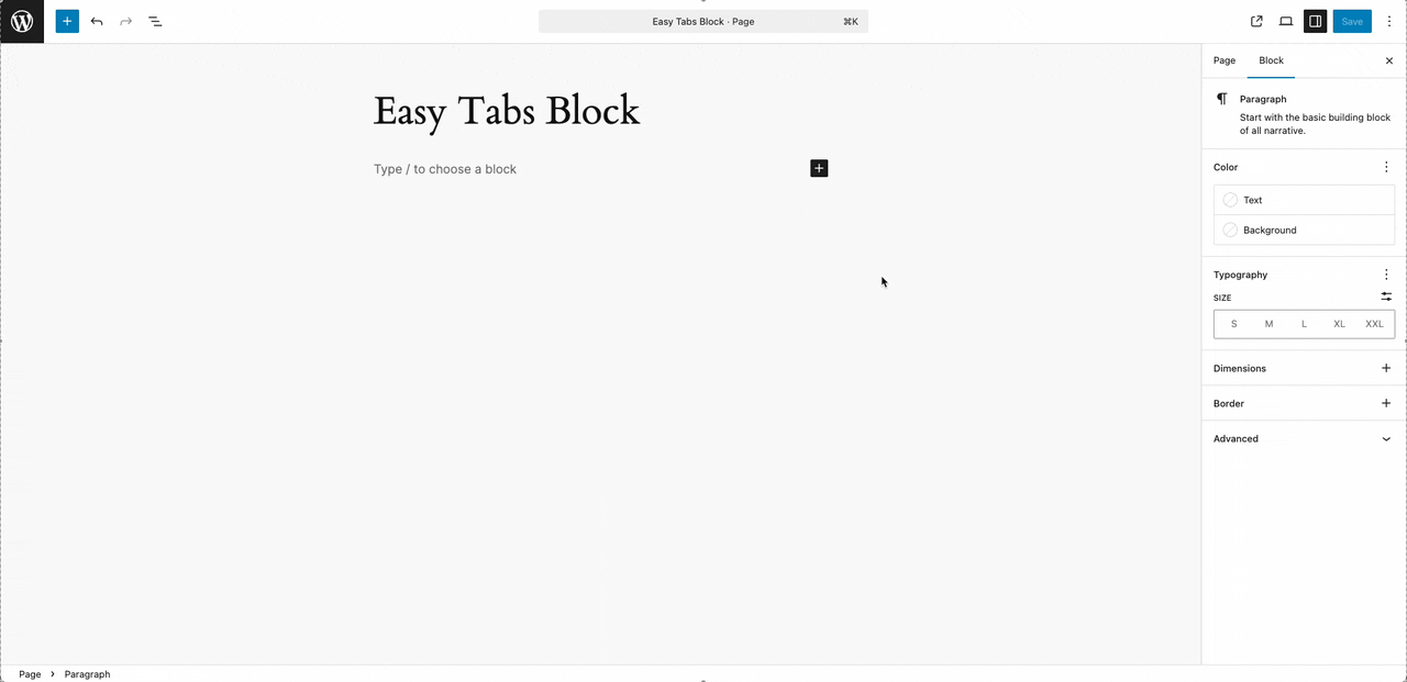 Easy Tabs Block – Create Elegant & Responsive Tabs in the Block Editor – WordPress plugin ...