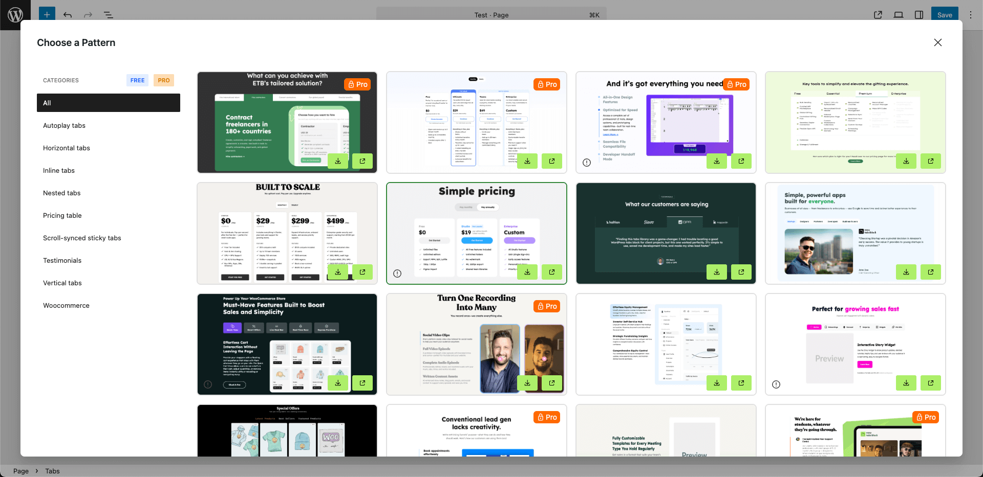 Easy Tabs Block – Create Elegant & Responsive Tabs in the Block Editor – WordPress plugin ...