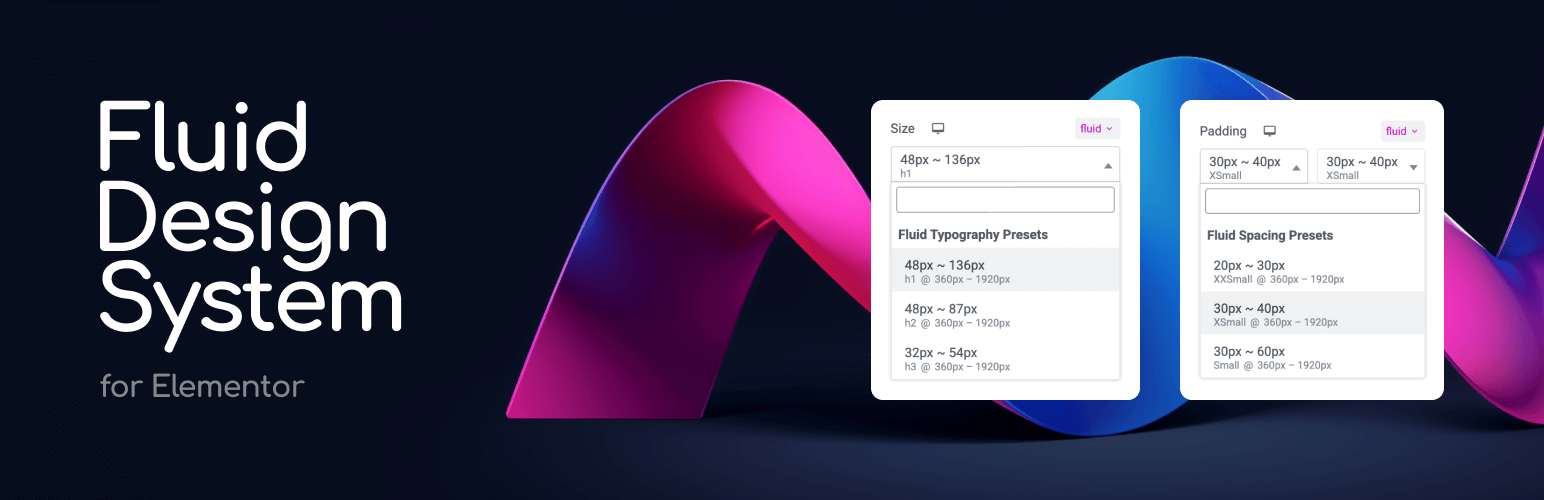 Plugin Fluid Design System for Elementor — WordPress.com