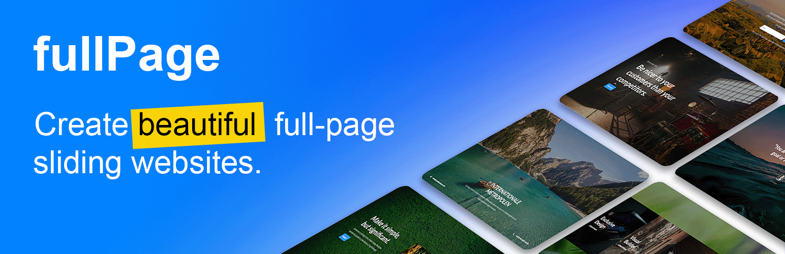 fullPage Vertical & Horizontal Slider – Snap Scroll Sections & More ... fullPage Vertical & Horizontal Slider – Snap Scroll Sections & More ...