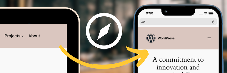 Responsive Navigation Block Wordpress Plugin
