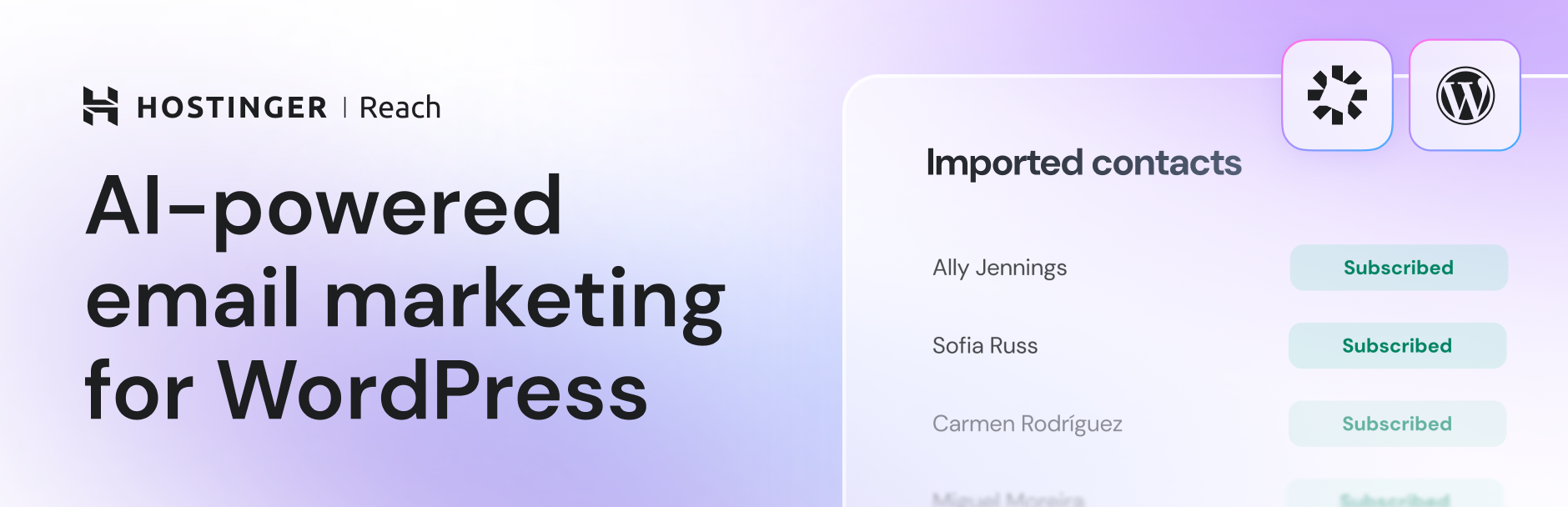 Hostinger Reach – AI-Powered Email Marketing for WordPress Plugin — WordPress.com