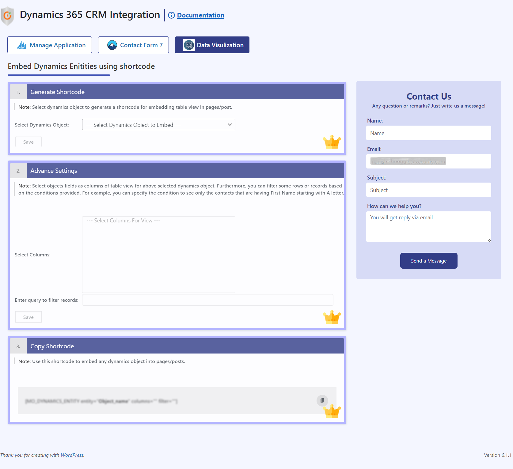 Integrate Dynamics 365 CRM – WordPress plugin | WordPress.org Integrate Dynamics 365 CRM – WordPress plugin | WordPress.org