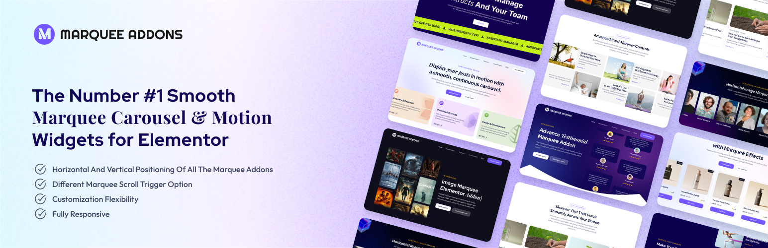Marquee Addons for Elementor – Advanced Elements & Modern Motion Widgets Plugin — WordPress.com