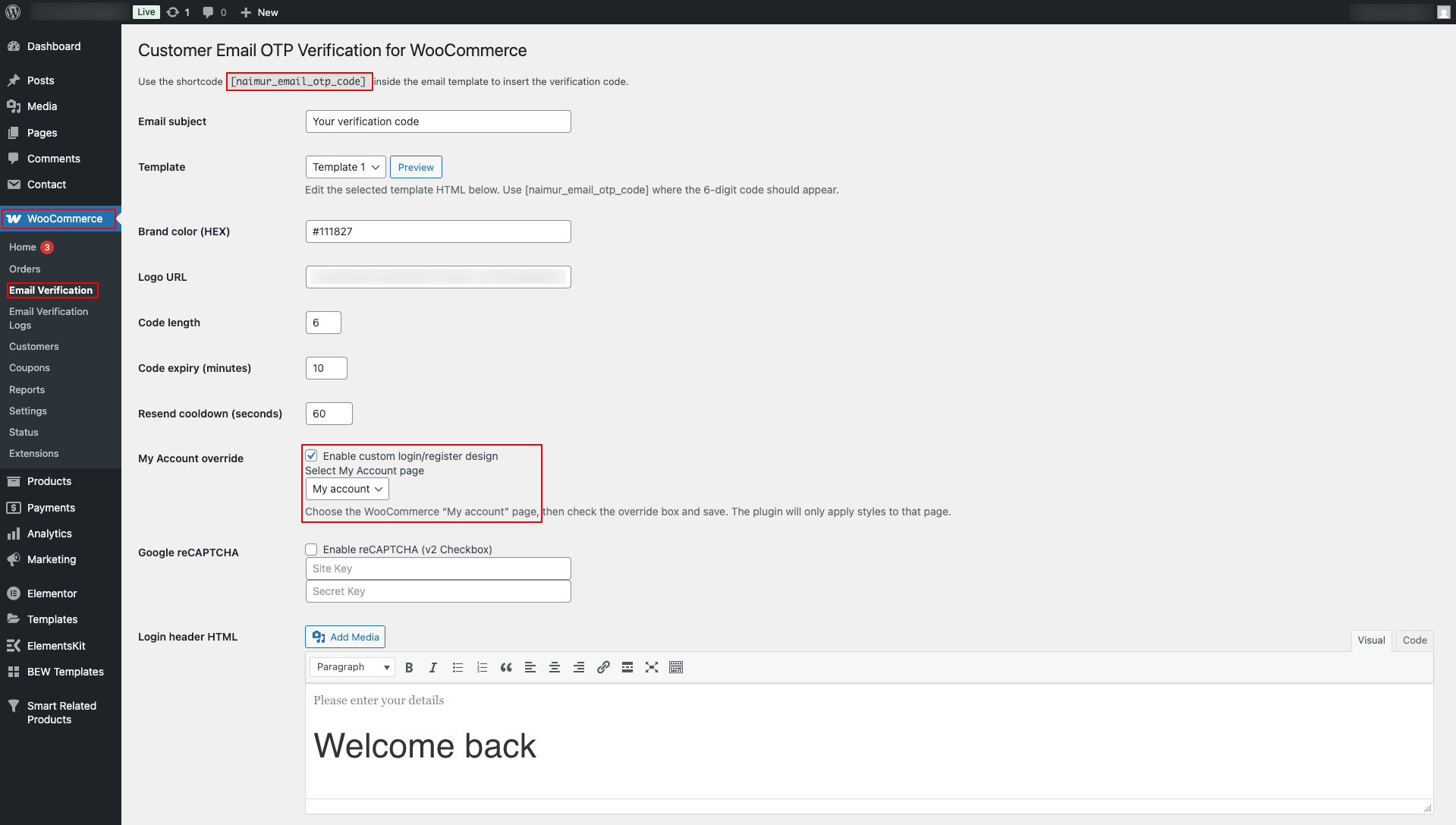 Naimur Email OTP Verification for WooCommerce – WordPress plugin | WordPress.org