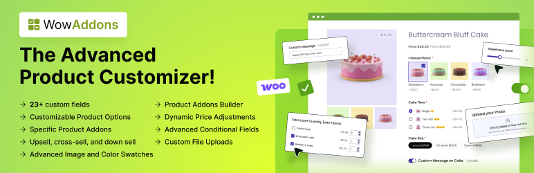 Product Addons For Woocommerce And Product Options With Custom Fields