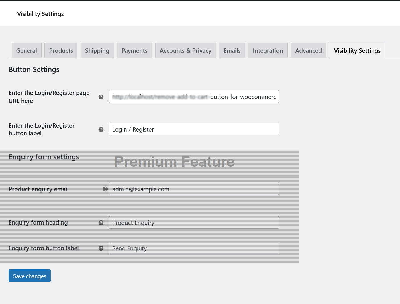 Remove Add To Cart Button For Woocommerce Wordpress Plugin