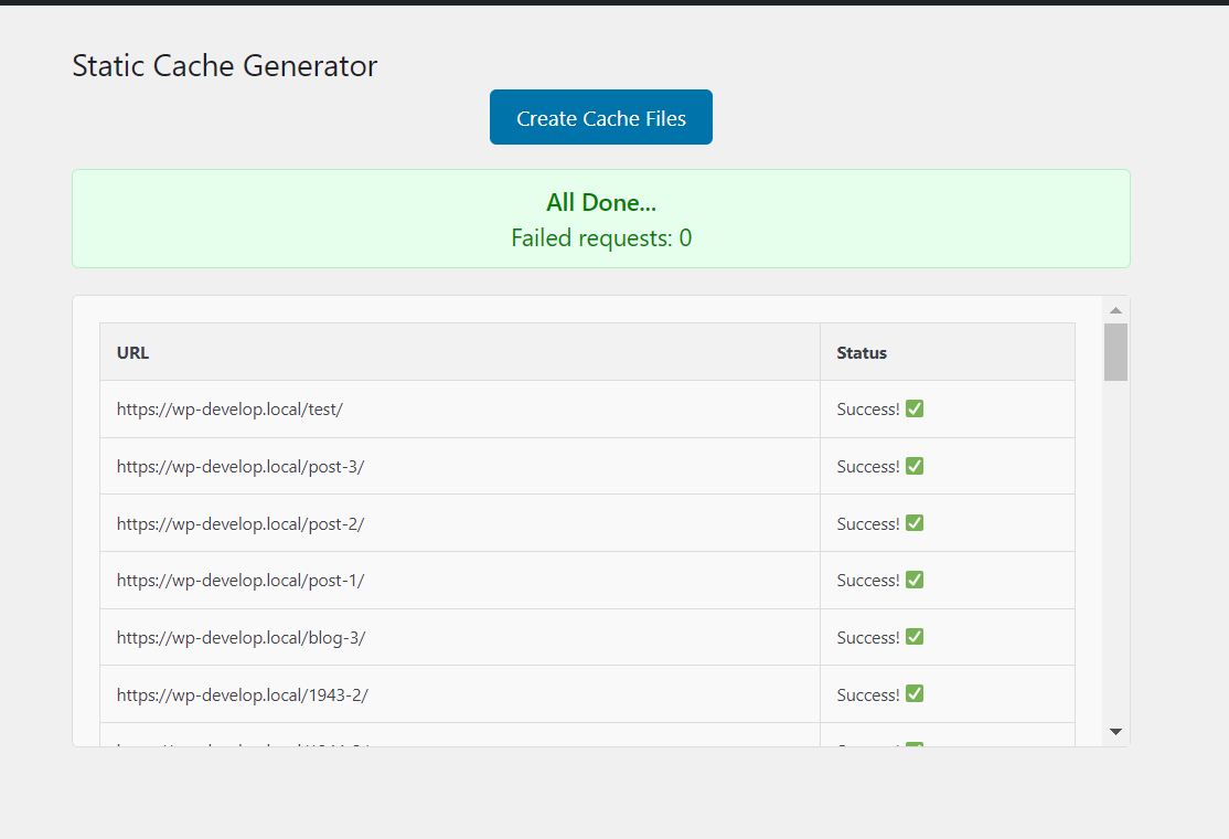 Serve Static – Automatic WordPress Static Page generator – WordPress ... Serve Static – Automatic WordPress Static Page generator – WordPress ...