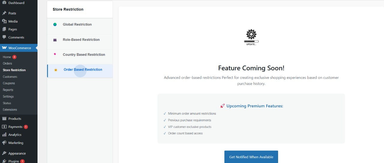 Store Restriction For Woocommerce Product Visibility And Access Control