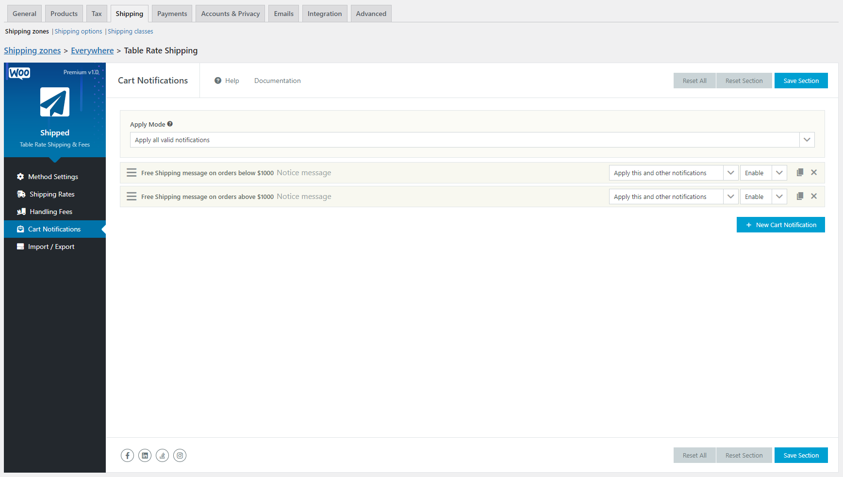 Table Rate Shipping Method for WooCommerce by Shipped – WooCommerce ... Table Rate Shipping Method for WooCommerce by Shipped – WooCommerce ...