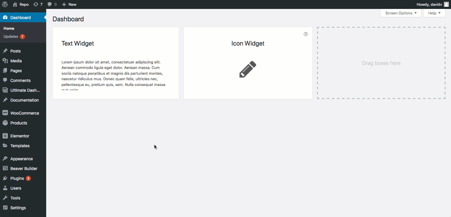 Ultimate Dashboard Custom Wordpress Dashboard At Wp Plugin