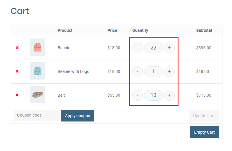 Quantity Plus Minus Button for WooCommerce at WP-Plugin Quantity Plus Minus Button for WooCommerce at WP-Plugin
