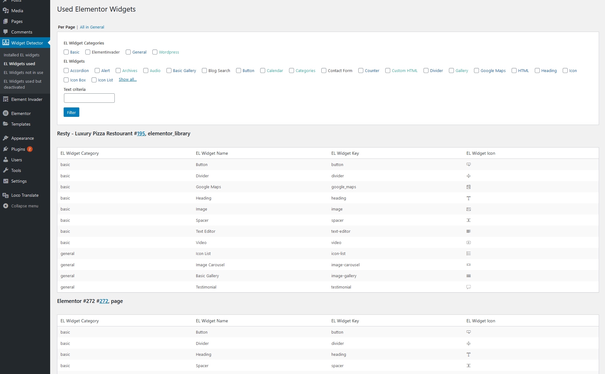 Widget Detector for Elementor – WordPress plugin | WordPress.org Widget Detector for Elementor – WordPress plugin | WordPress.org