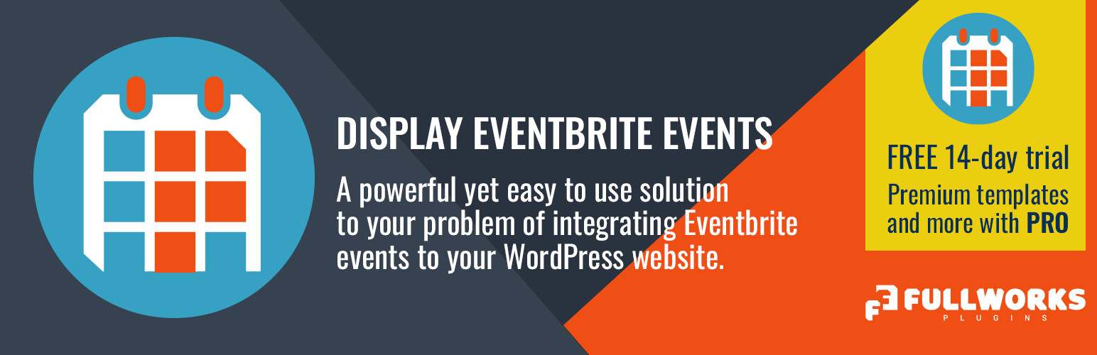 Display Eventbrite Events Plugin —