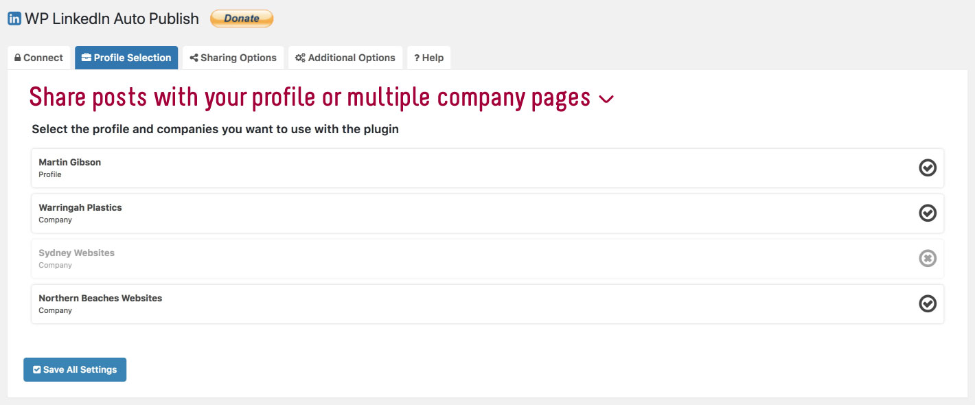 WP LinkedIn Auto Publish – WordPress plugin | WordPress.org WP LinkedIn Auto Publish – WordPress plugin | WordPress.org