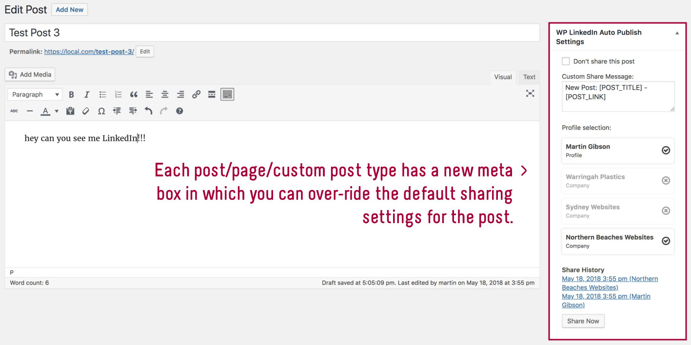 WP LinkedIn Auto Publish – WordPress plugin | WordPress.org WP LinkedIn Auto Publish – WordPress plugin | WordPress.org
